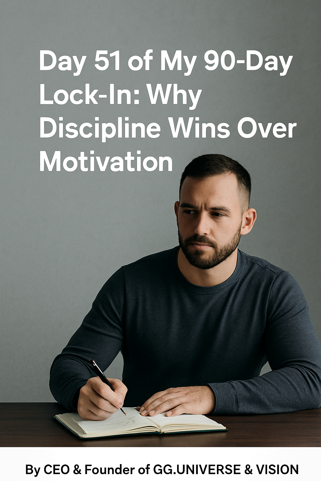 DAY 51 OF MY 90-DAY LOCK-IN: WHY DISCIPLINE WINS OVER MOTIVATION | by G ...