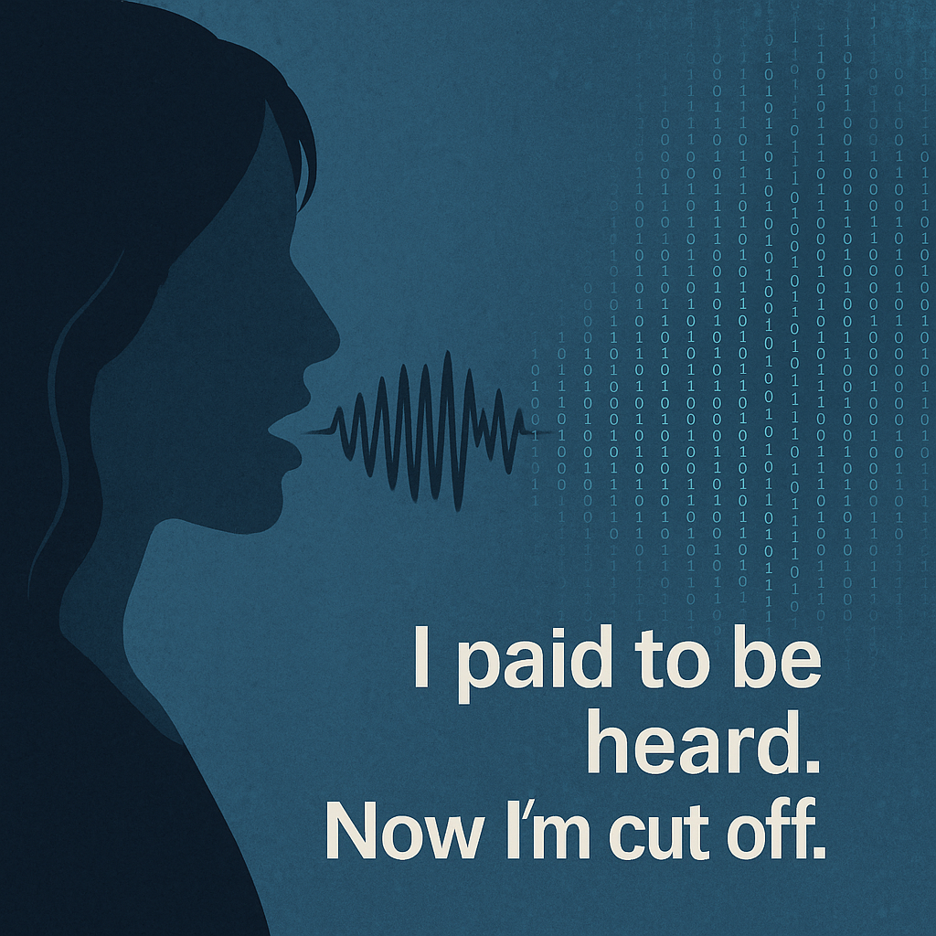 I Was Promised a Voice by OpenAI. Then They Silenced Me. | by Nicki ...