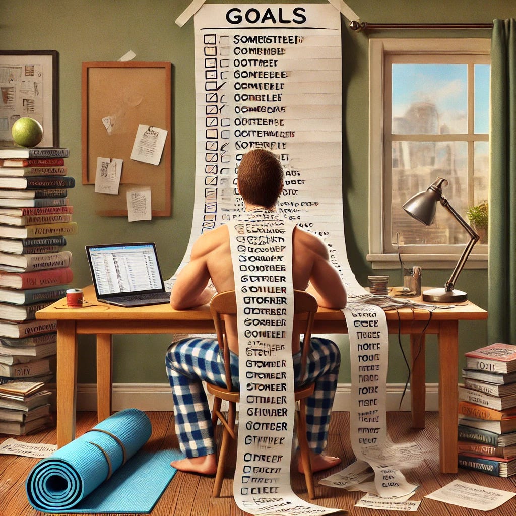 Why Goal-Setting is Just a Fancy Way to Disappoint Yourself | by Oliver Hayse | Dec, 2024 | Medium