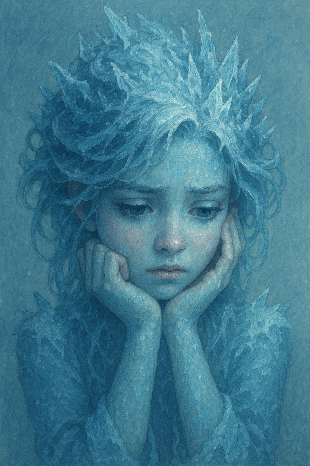 Frozen Girl(Short Poem) - Abhijnan Maji - Medium