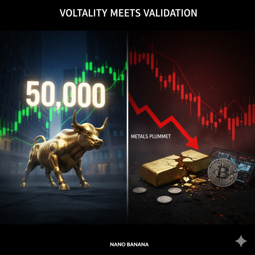 Dow 50,000 vs. The Metals Crash: Navigating the Great Rotation of 2026 ...
