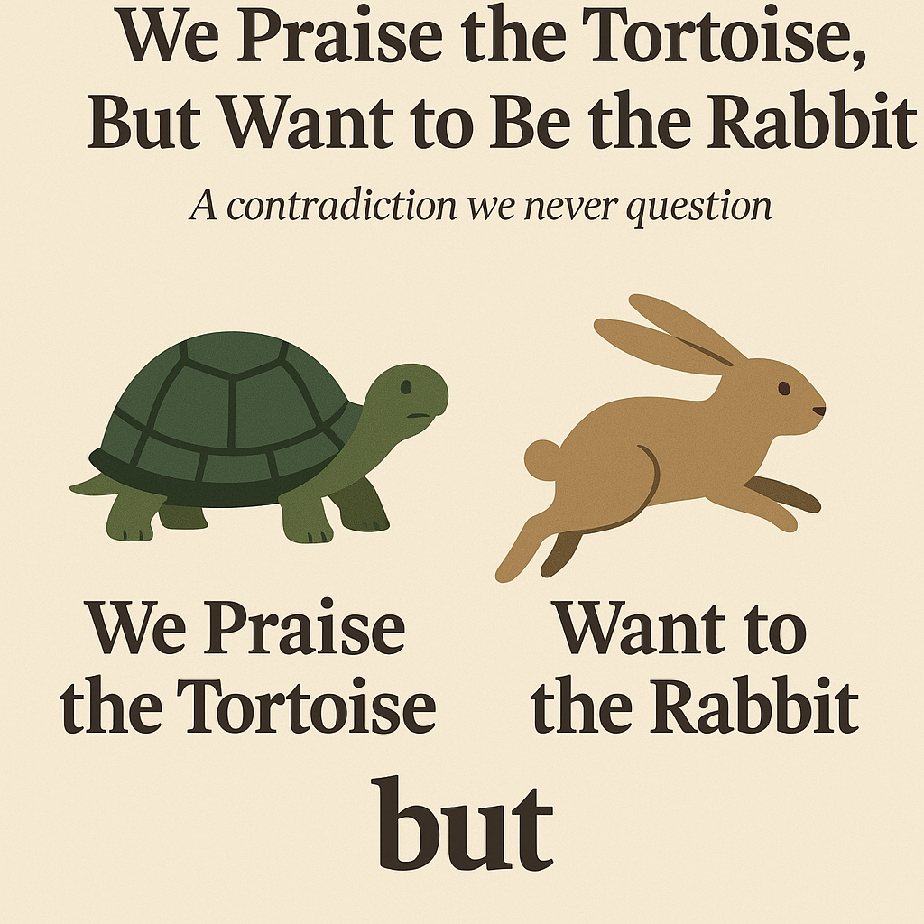 We Praise the Tortoise, But Want to Be the Rabbit | by Prajwal Bhurtel ...