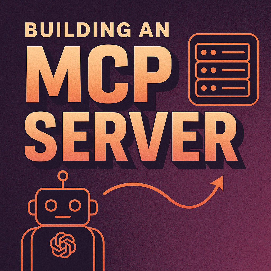Building an MCP Server from Scratch (with a Little Help from GPT) | by ...