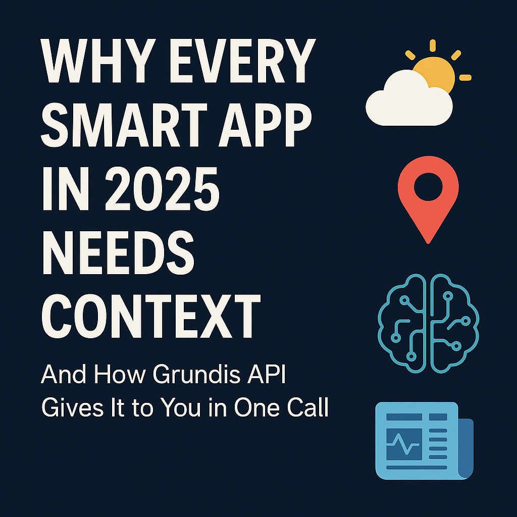 Why Every Smart App in 2025 Needs Context — And How Grundis API Gives ...