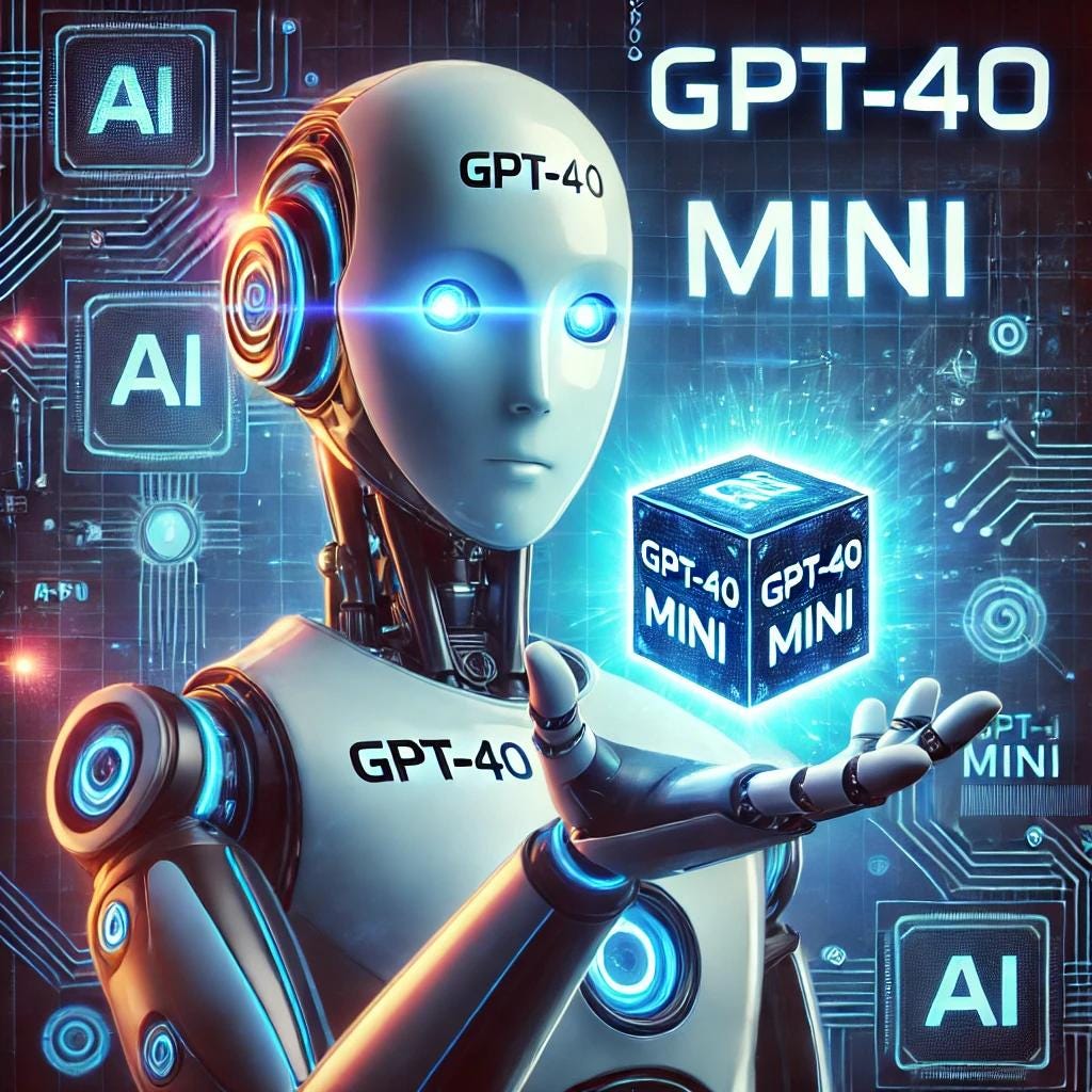 GPT-4o Mini — Why it is HUGE. I’m very excited about GPT-4o mini… | by Andrew Best | Artificial ...