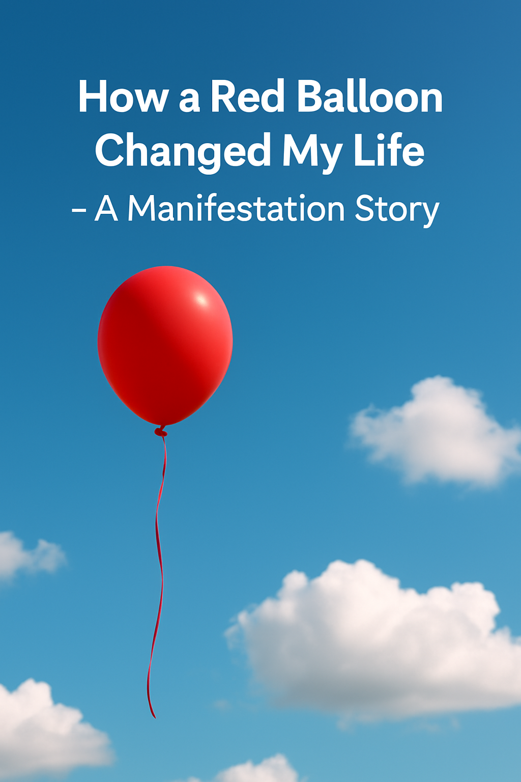 🌟 How a Red Balloon Changed My Life – A Manifestation Story | by Alone ...