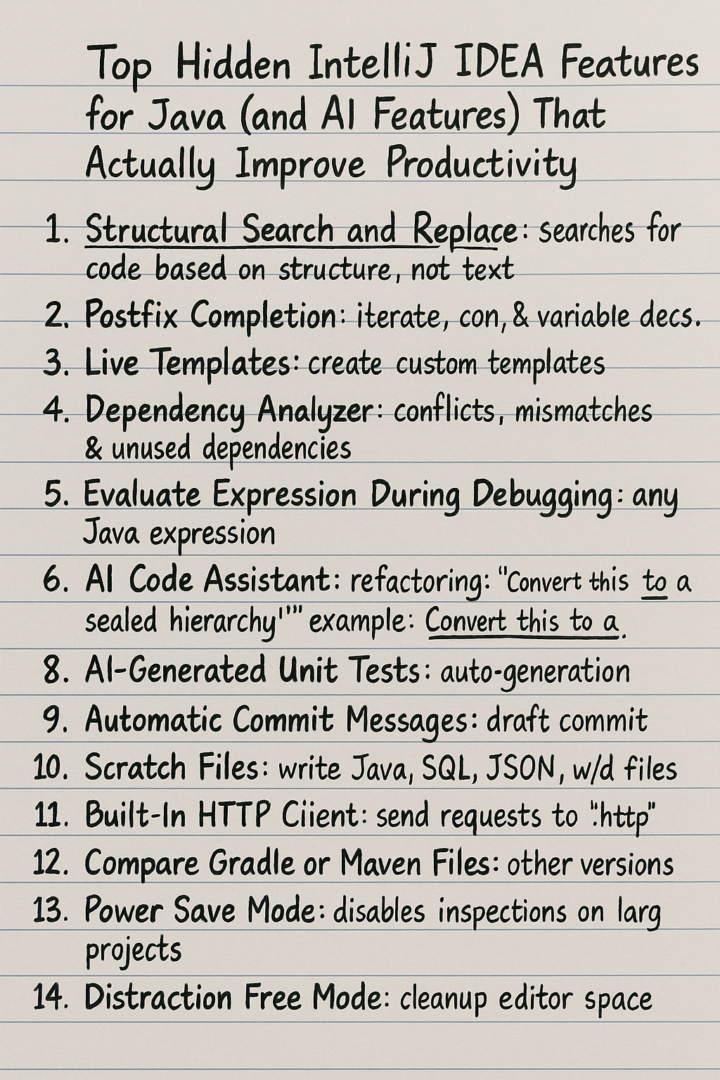 Top Hidden IntelliJ IDEA Features for Java + AI Productivity Boost | by ...