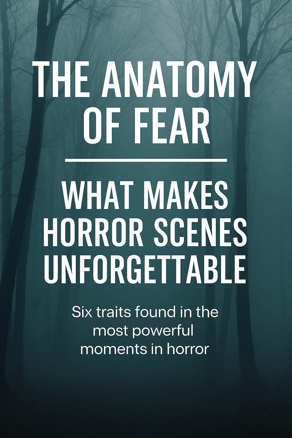 The Anatomy of Fear: What Makes Horror Scenes Unforgettable | by Kevin ...