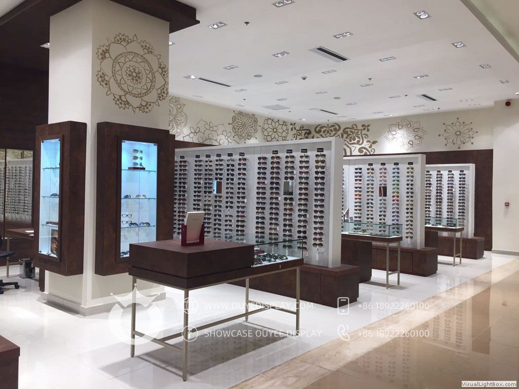 Wholesales Retail Eyewear Showroom Interior Design Wall Mounted ...