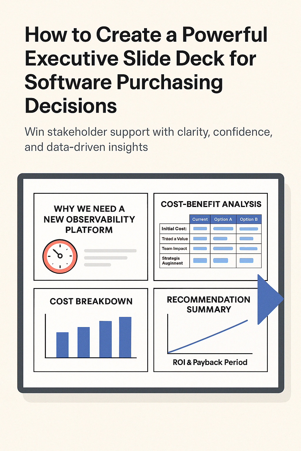 How to Create a Powerful Executive Slide Deck for Software Purchasing ...