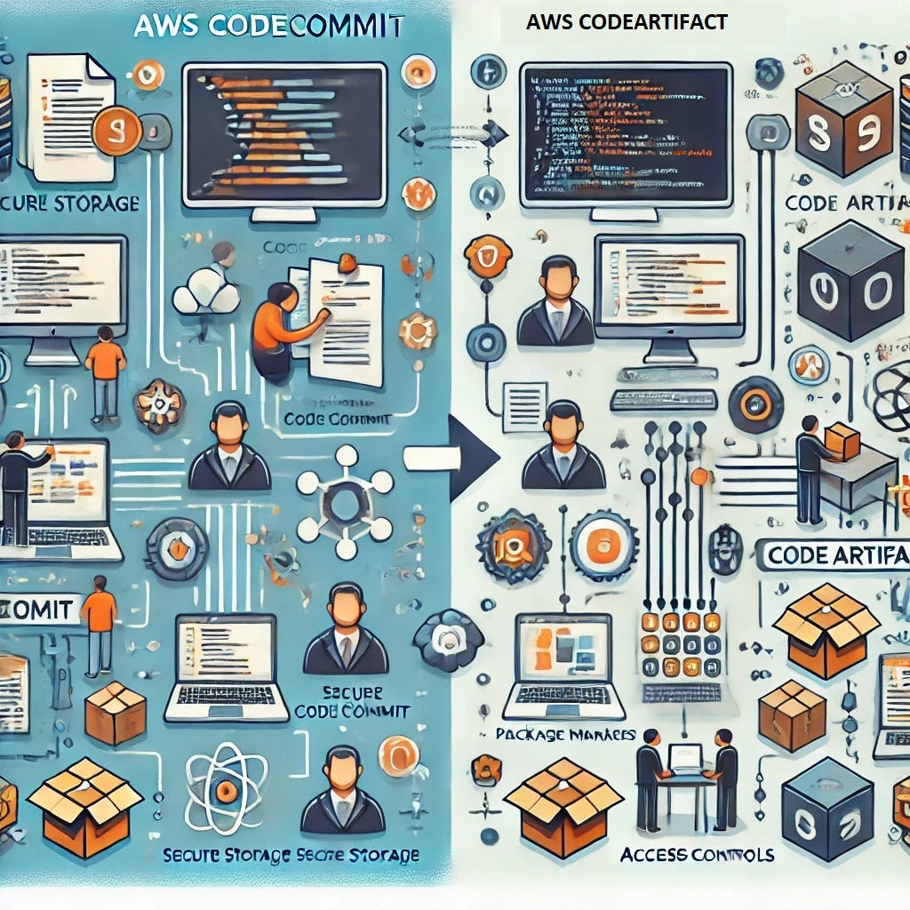 The Ultimate Guide Aws Codecommit Vs Aws Codeartifact — What S The Difference By Bosun