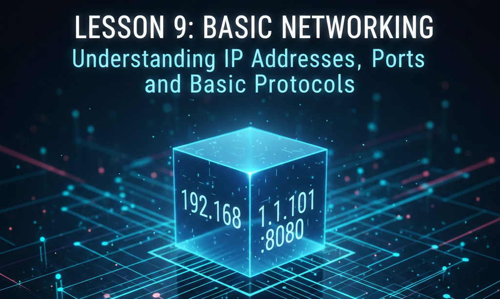 (Summary of Lesson 9 Basic Networking) “Understanding IP Addresses ...