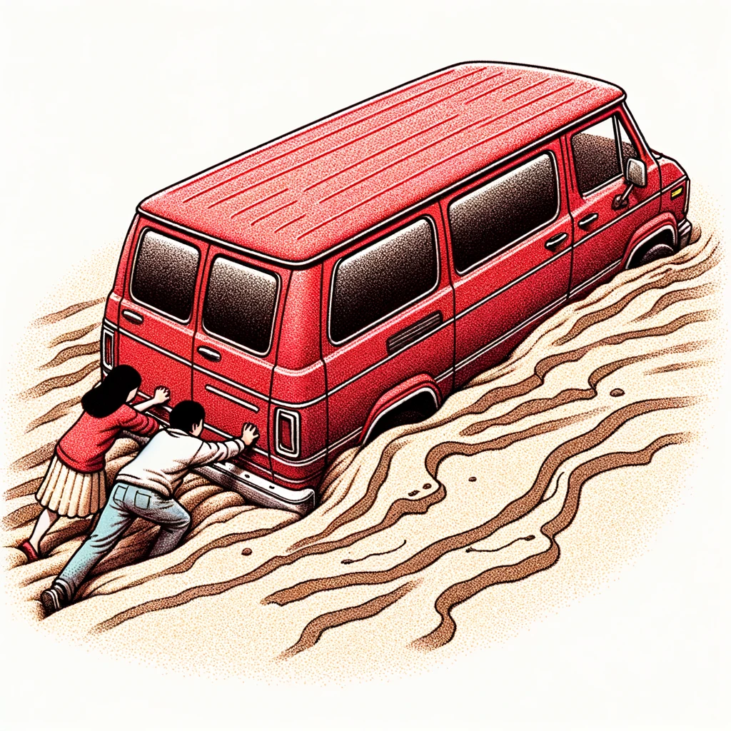 Stuck in Sand: Tips and Tools to Get You Out | by Nomadic Odyssey | Medium