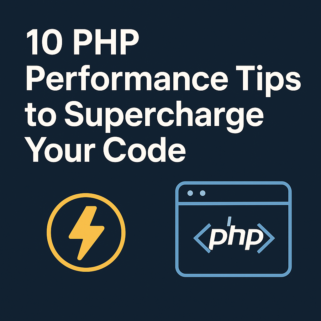 🚀 10 PHP Performance Tips to Supercharge Your Code | by Tutorial Tools | Apr, 2025 | Medium