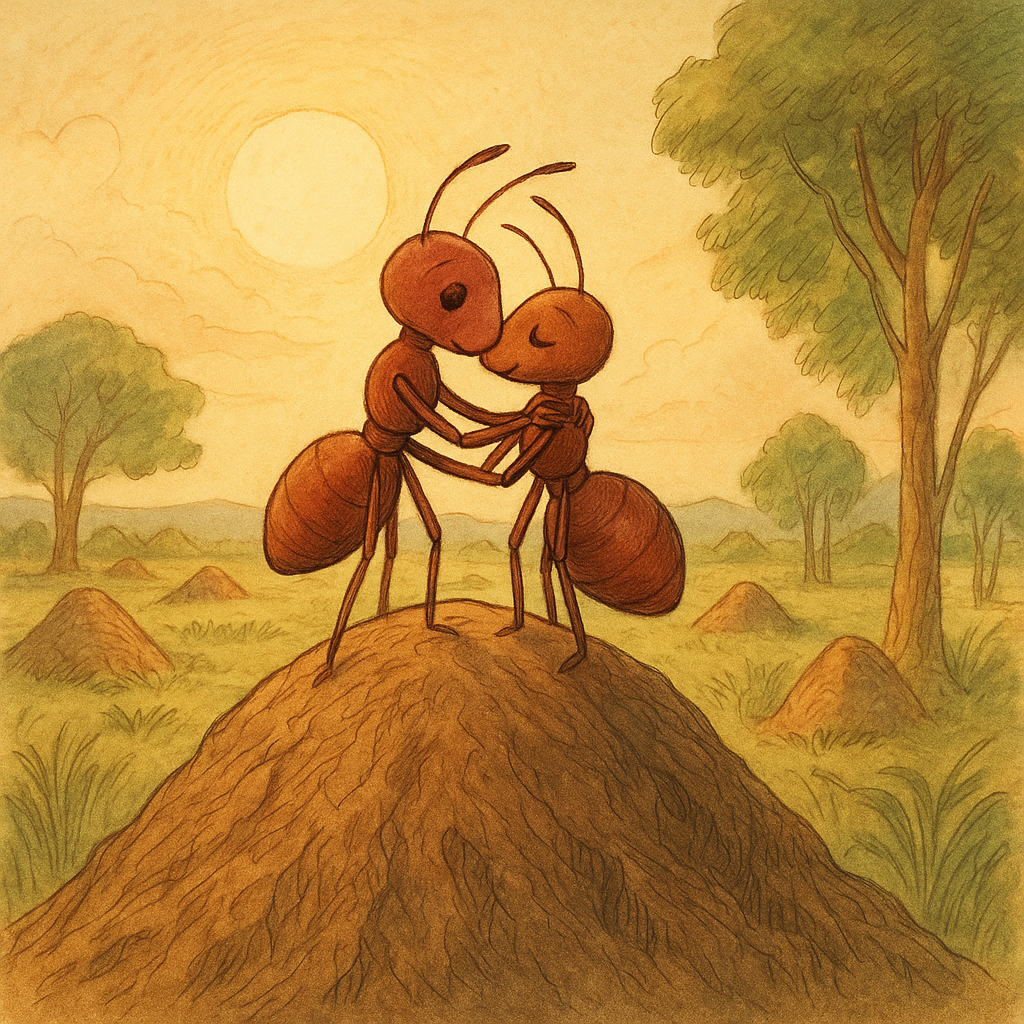 The Two Ants (I). There once were two young ants. They… | by Daniel ...