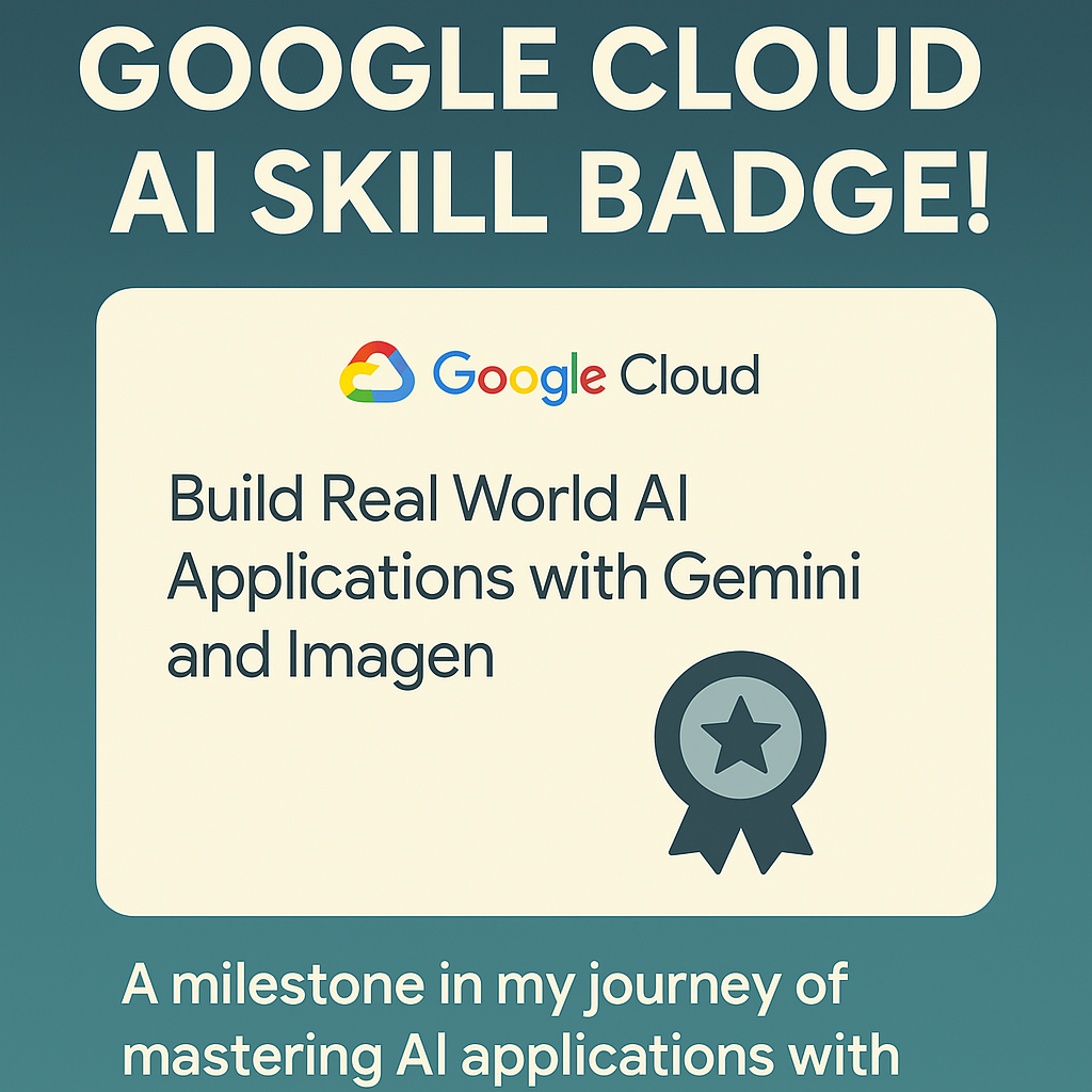 🚀 My Journey Into Generative AI: Building Real World Applications with ...