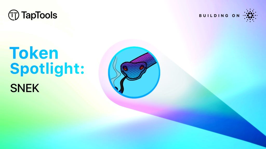 Weekly Token Spotlight: Snek. 11/30.2 | by Tap In With TapTools | Tap ...