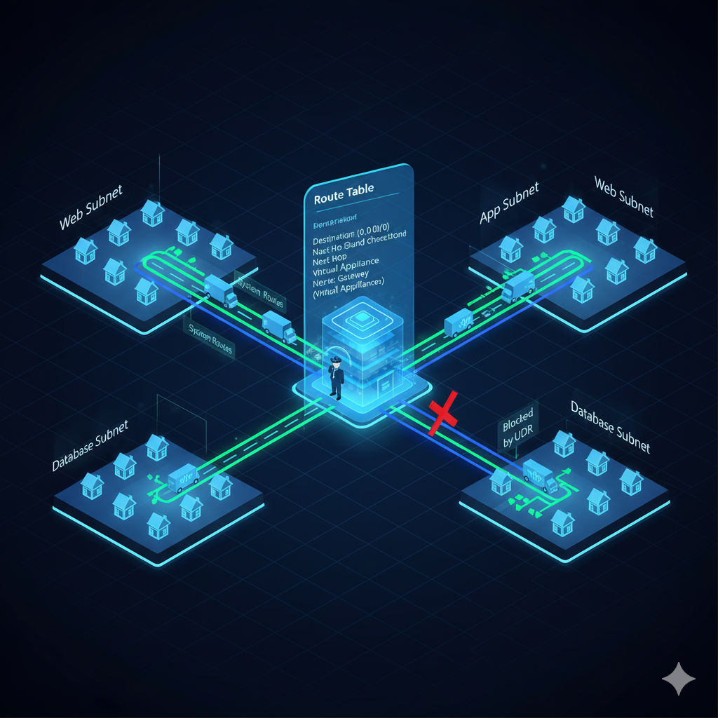 🧭 PART 9~Azure Route Tables: How Your Messages Know Where to Go | by Shubham Barman | Nov, 2025 ...