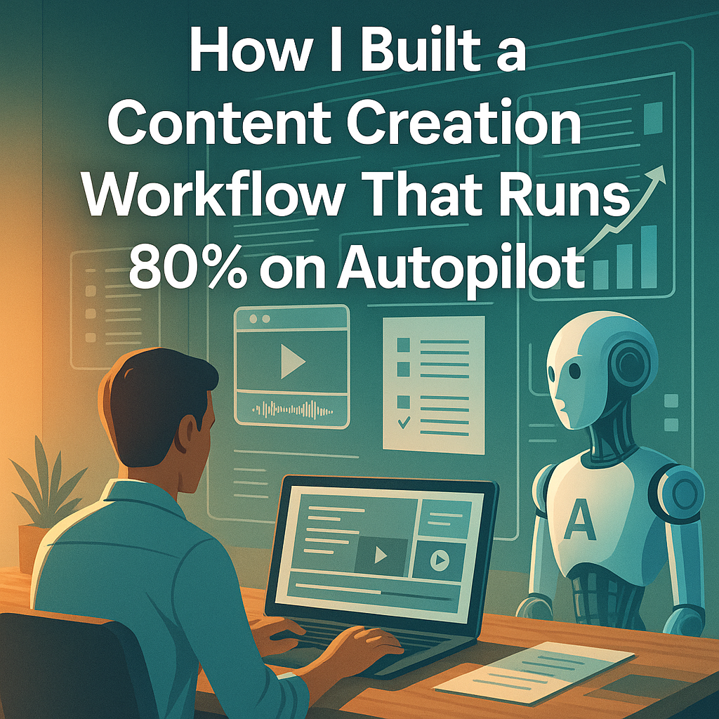 How I Built a Content Creation Workflow That Runs 80% on Autopilot | by ...