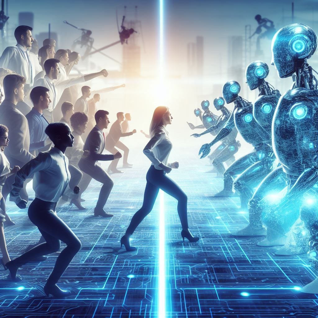 AI vs. Humans: Who Will Win the Future of Work? | by Quotesdirection ...