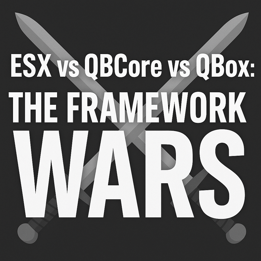 ESX vs QBCore vs QBox: The Framework Wars in 2025 | by Valdarix Games | Medium