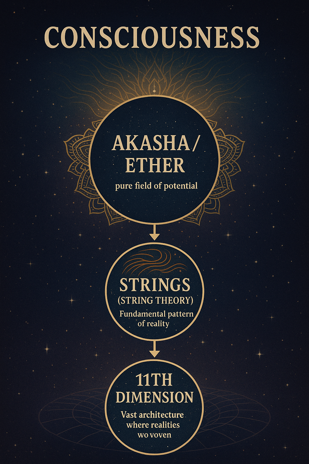Metaphysics, Strings and Chakras. i . Hyperspace and String theory | by ...