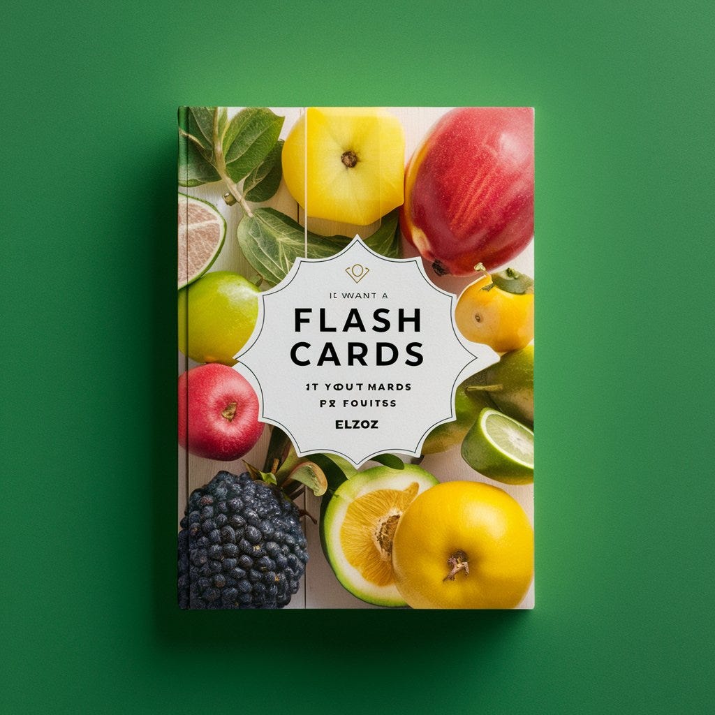 Educational and Fun Fruit Flash Cards for Kids | by elzoz | Jul, 2024 ...