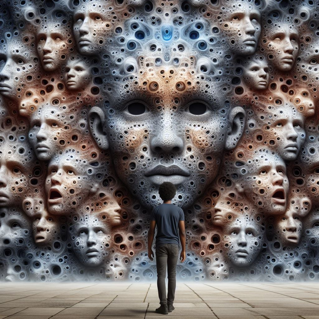 Face. An empty glance meets the travellers… | by Hashan & Snowy | Wake ...