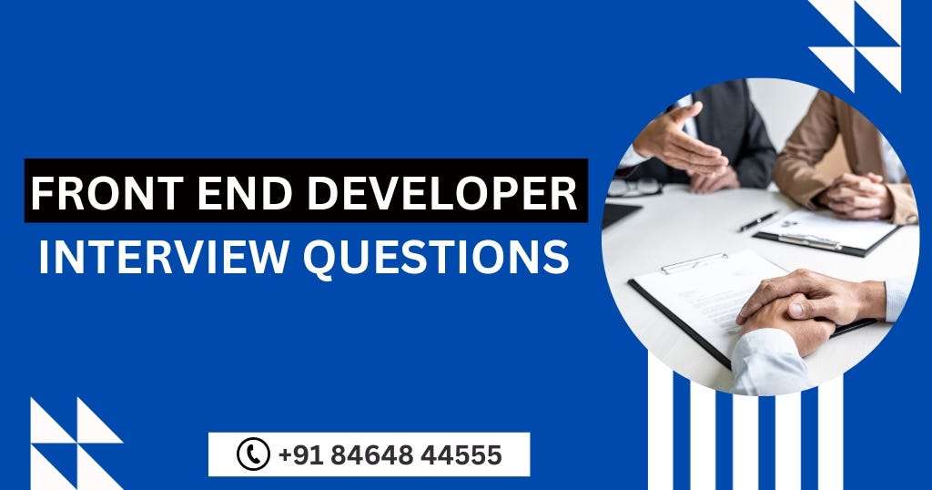 Frontend Developer Interview Questions By Laxman Kodadala Medium