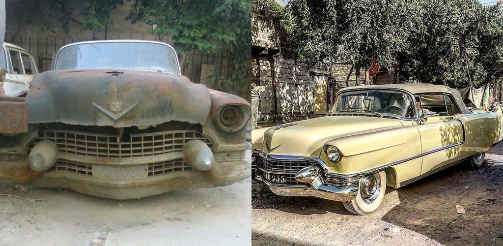 Garage in Karachi Restored Fatima Jinnah Car. | by Parhlo.com Official ...