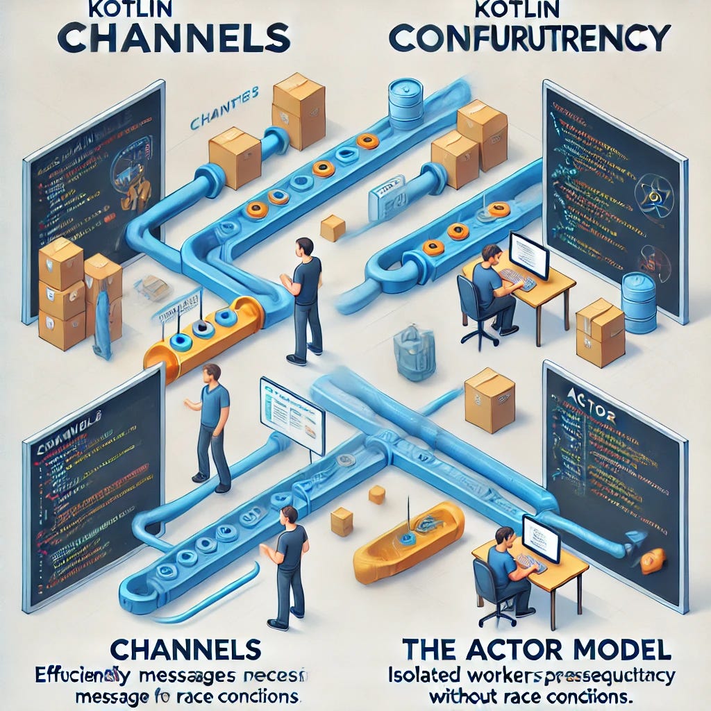 Mastering Asynchronous Programming in Kotlin — Part 9: Channels & Actor ... Mastering Asynchronous Programming in Kotlin — Part 9: Channels & Actor ...