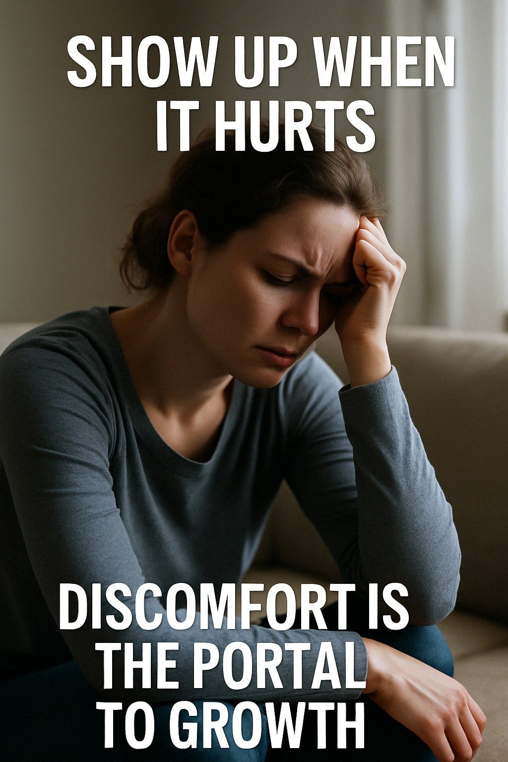 Show Up When It Hurts: Why Discomfort Is Your Gateway to Transformation ...