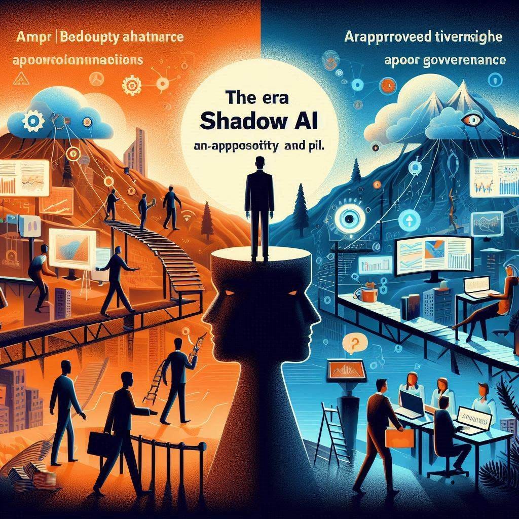 Navigating the Era of Shadow IT and Shadow AI | by Dr. Emil Holmegaard | Oct, 2024 | Medium