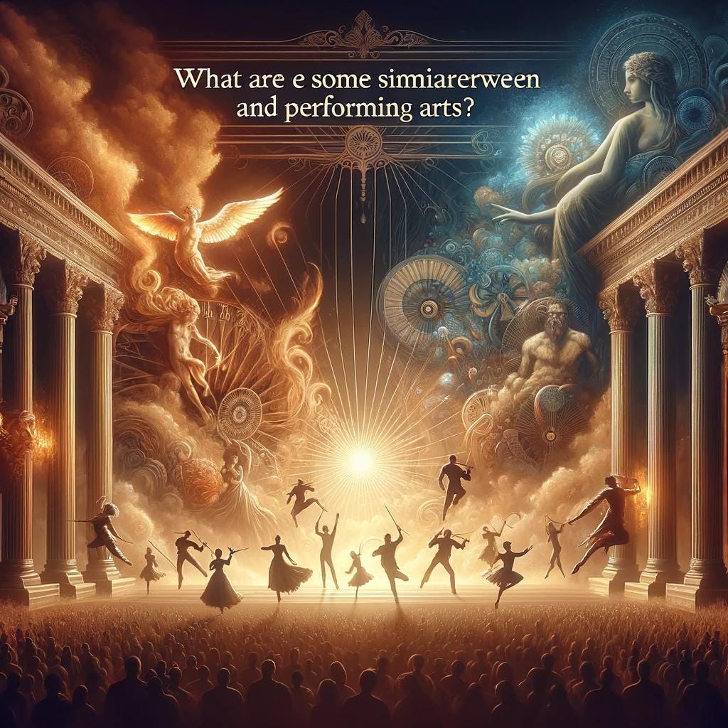 What are some similarities between visual and performing arts? | by ...