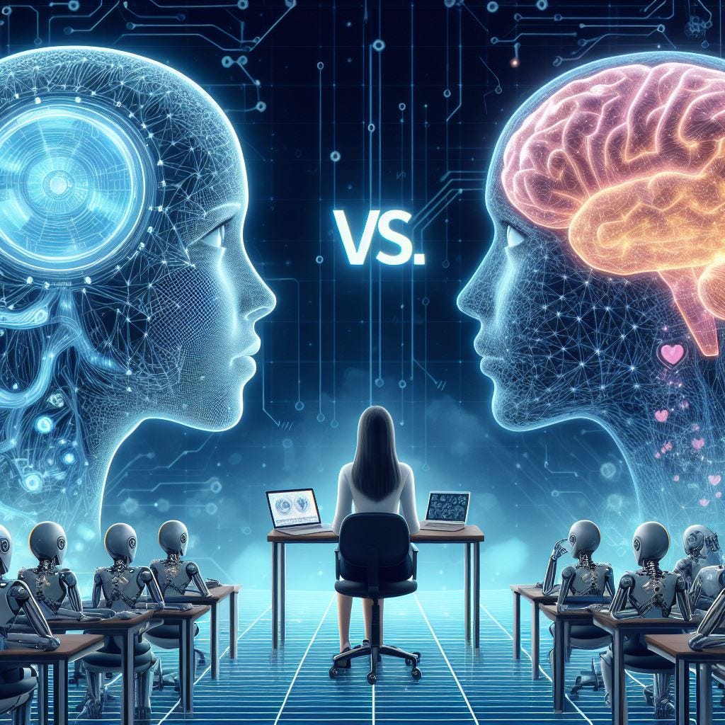 AI vs. Human Brain: Who Wins the Ultimate Showdown? | by AIQube | Jan, 2024 | Medium