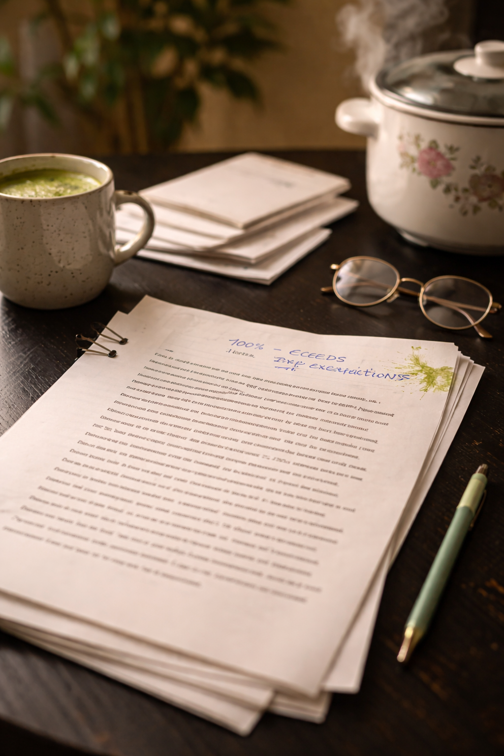 Matcha Stained Essay. A prose poem on imposter syndrome and… | by ...