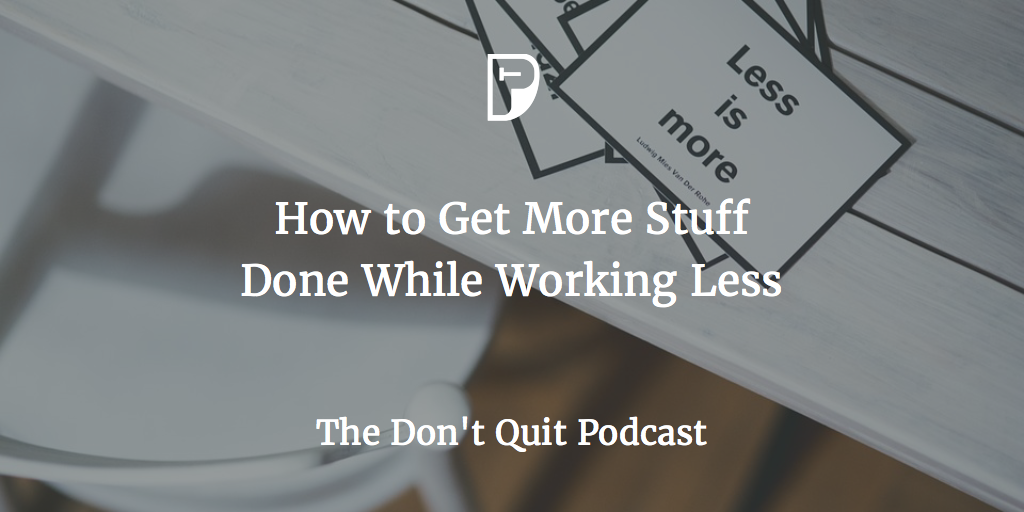 How to Get More Stuff Done While Working Less | by TyypoPrints | Medium