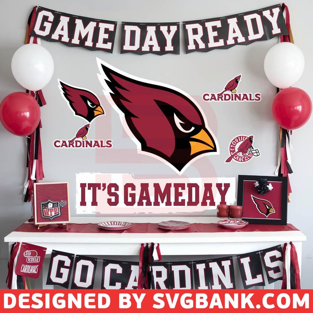 Game Day Ready: DIY Decorations with Arizona Cardinals SVGs | by ...