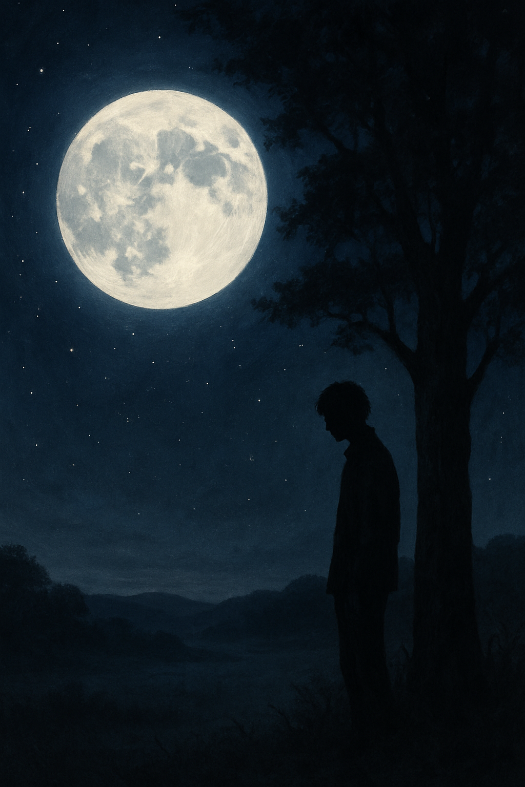 The Moon and the Shadow Poem by A.K. Ash NL | by Akash.NL | May, 2025 ...