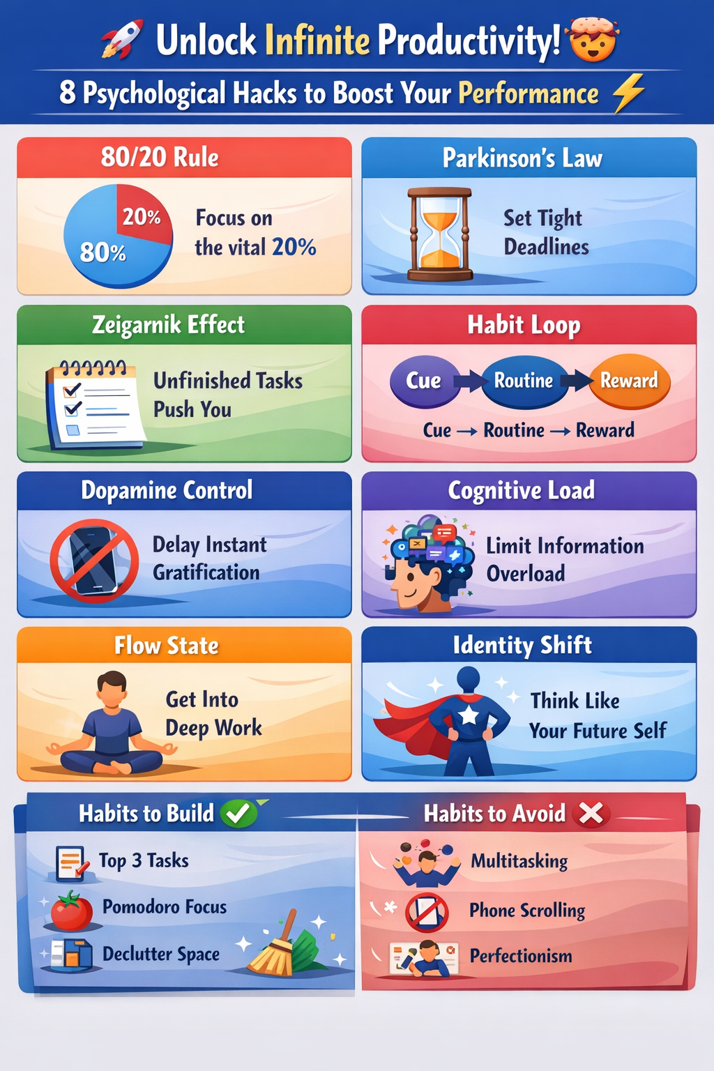 🚀 Unlock Infinite Productivity: Powerful Psychological Principles That ...