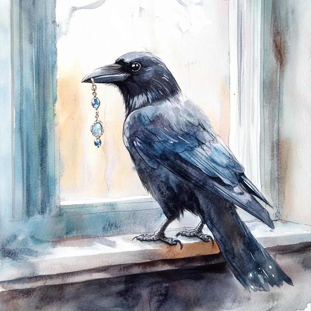 A Serving of Crow. Training a crow to fetch jewellery… | by Matt Cabre ...