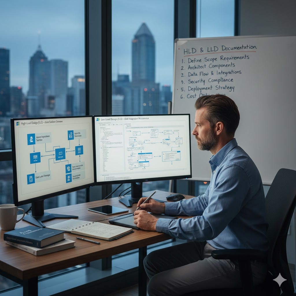 How To Prepare & Write HLD, LLD & Technical document in Azure Solution ...
