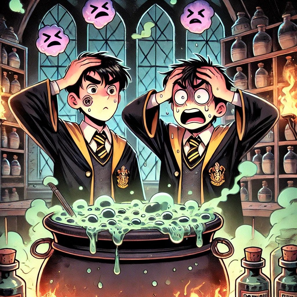 Potion Class Silly Disaster | by Bovvie Sullivan | Mar, 2025 | Medium