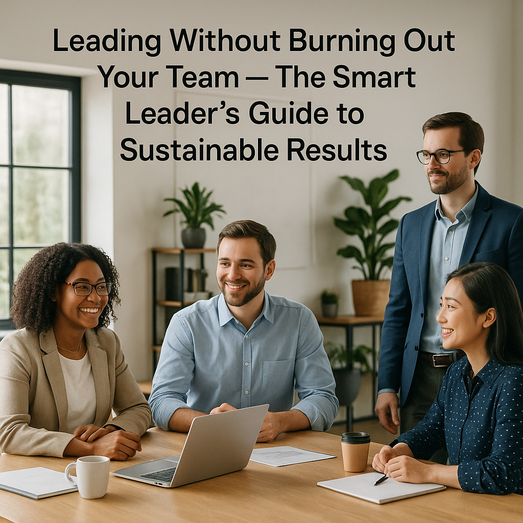 Leading Without Burning Out Your Team — The Smart Leader’s Guide to ...