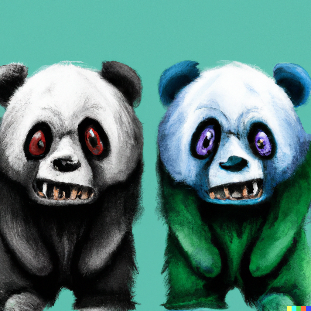 Zombie Panda Wallpaper