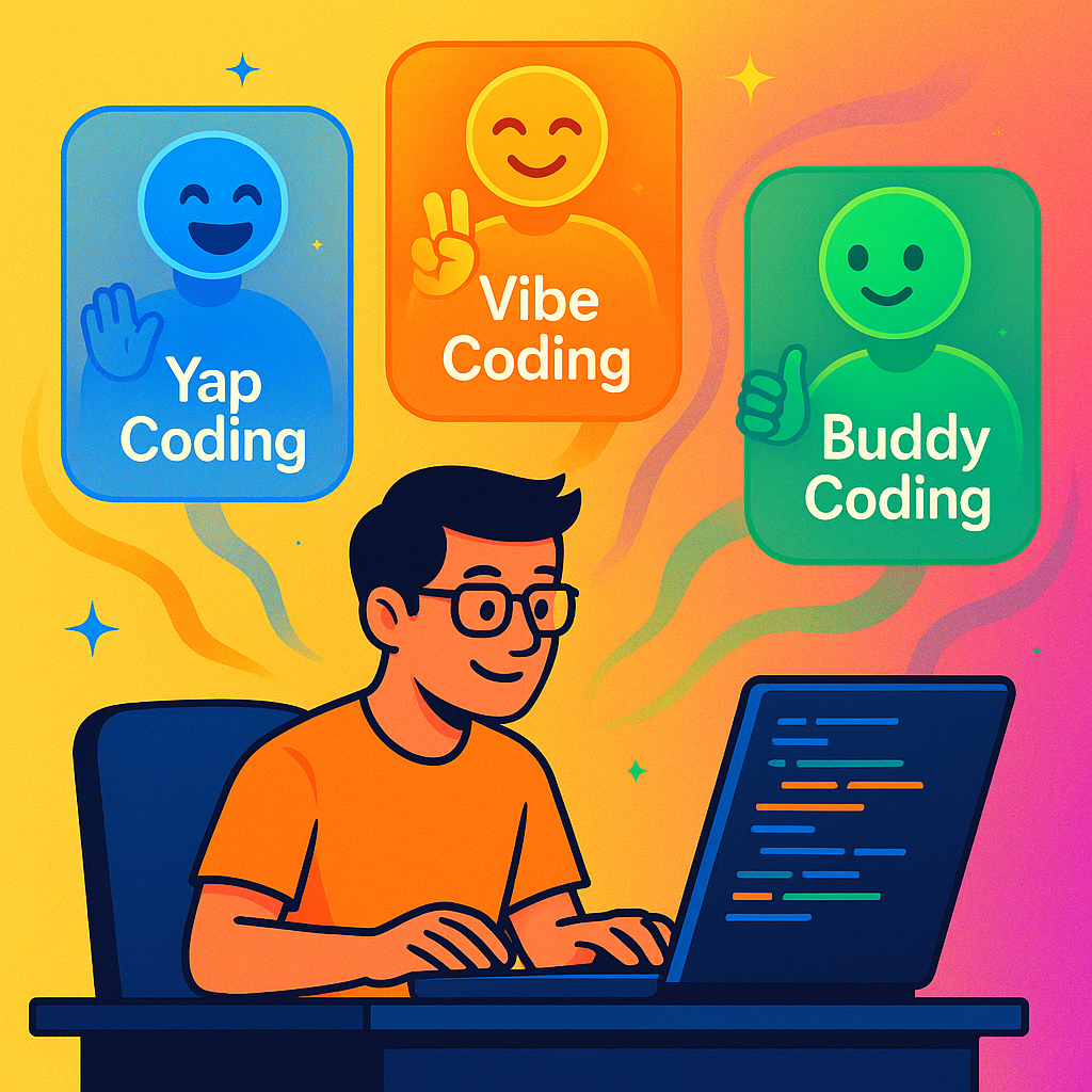 Yap, Vibe, or Buddy? The 3 Ways Developers Code With AI | by Abhishek ...