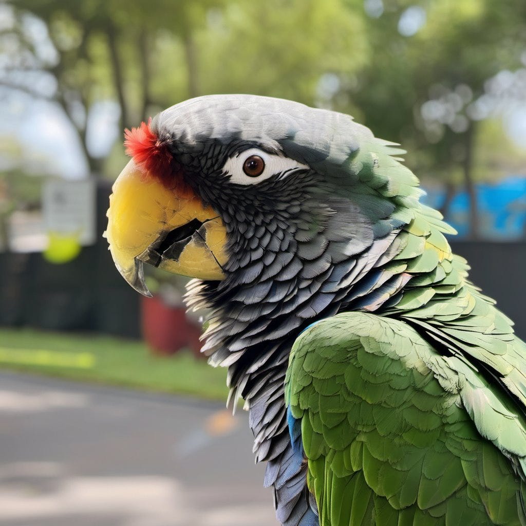 Dumb Parrot. CHALLENGE/100 WORD/DRABBLE | by Harry Hogg | Fiction ...