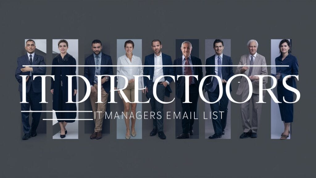 IT Directors Managers Email List, Lead and Directory Database 2024 | by ...