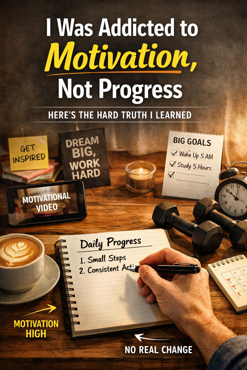 I Was Addicted to Motivation, Not Progress — Here's the Hard Truth I ...