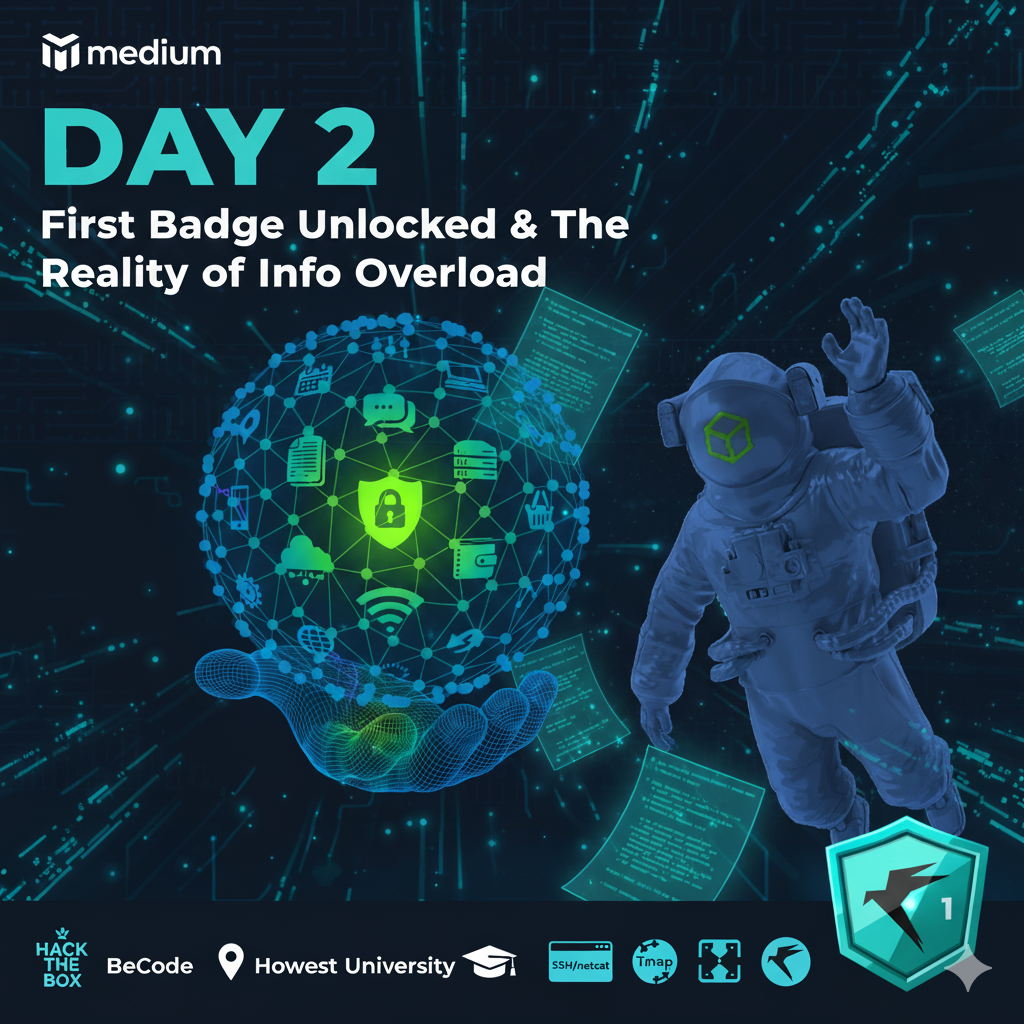 Day 2: First Badge Unlocked & The Reality of Info Overload | by ...
